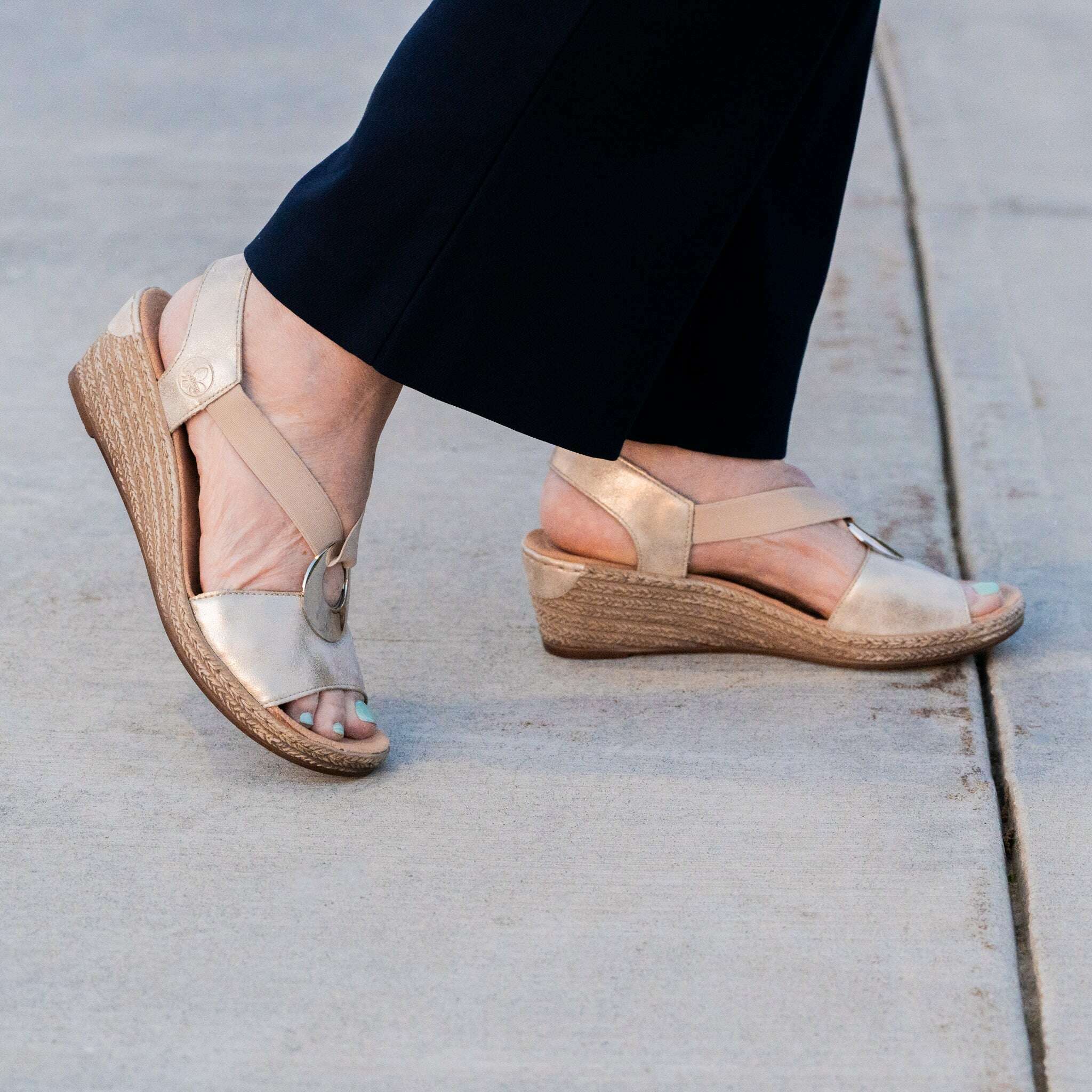 Wedge Sandals – Plum Bottom